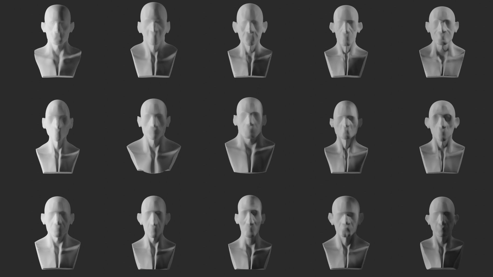 Stylized Head Ecorche 3D model | CGTrader