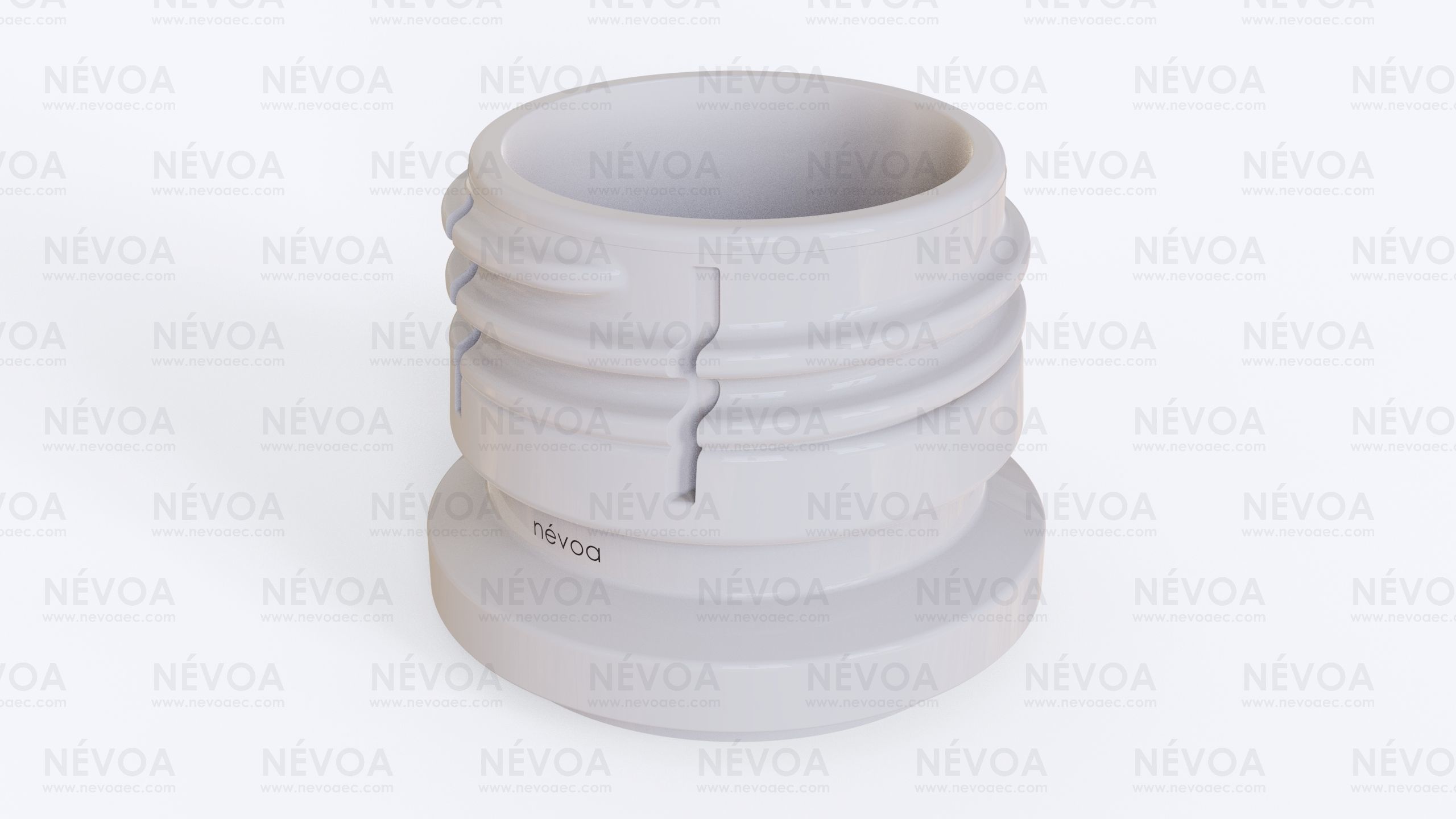 Neck finish - Alcoa 1716 - voluntary standard 28 mm CSD finish 3D model ...