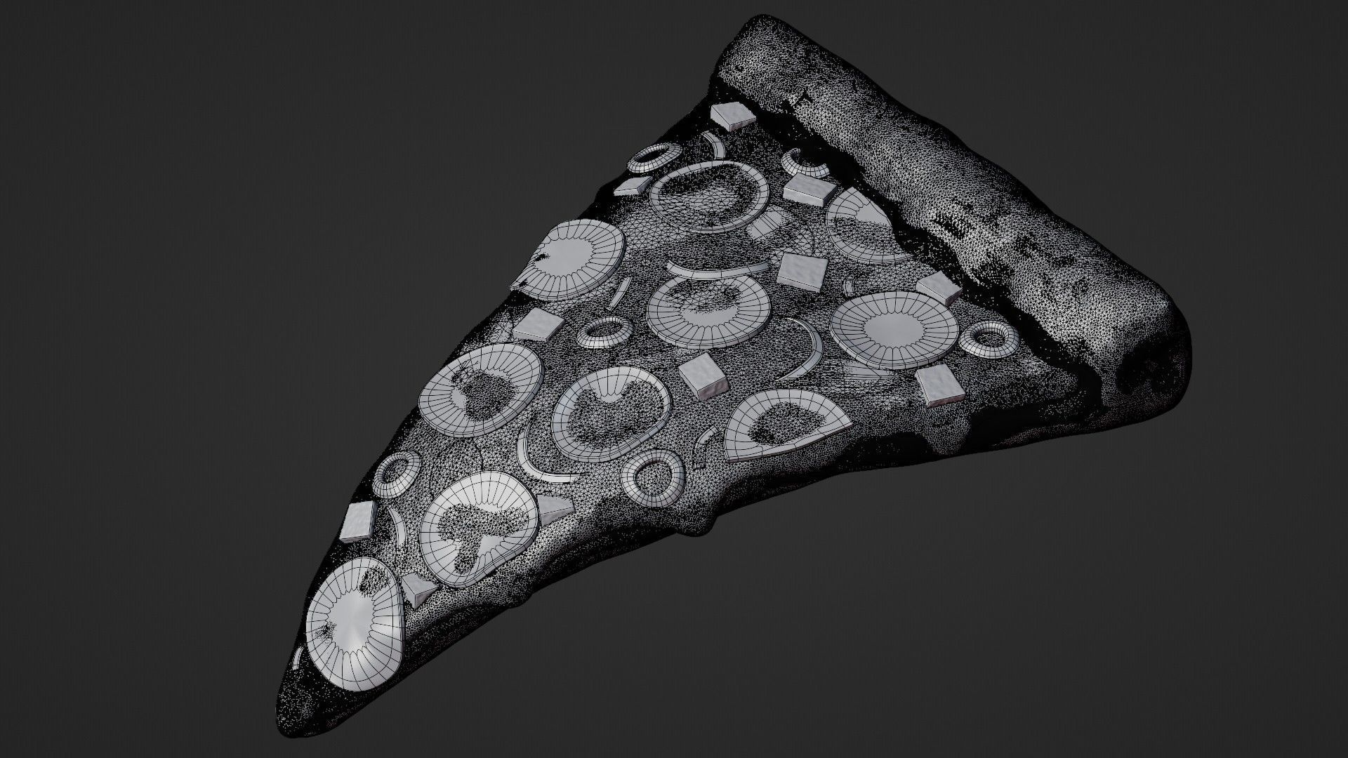 Pizza Slice - Blender 3D model | CGTrader