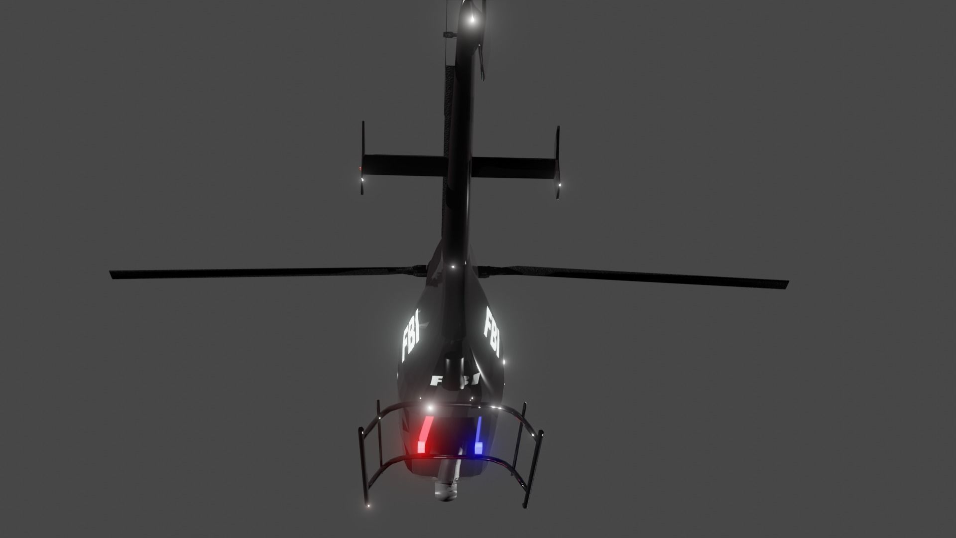 3D model helicopter FBI VR / AR / low-poly | CGTrader