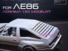 AE86 Window LOUVER FOR AOSHIMA 1-24 Modelkit 3D model 3D printable ...