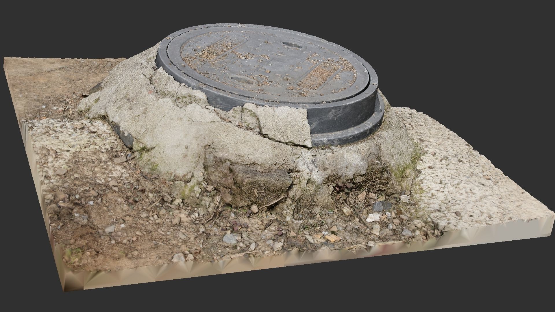 Manhole 3d Scan 3D model | CGTrader