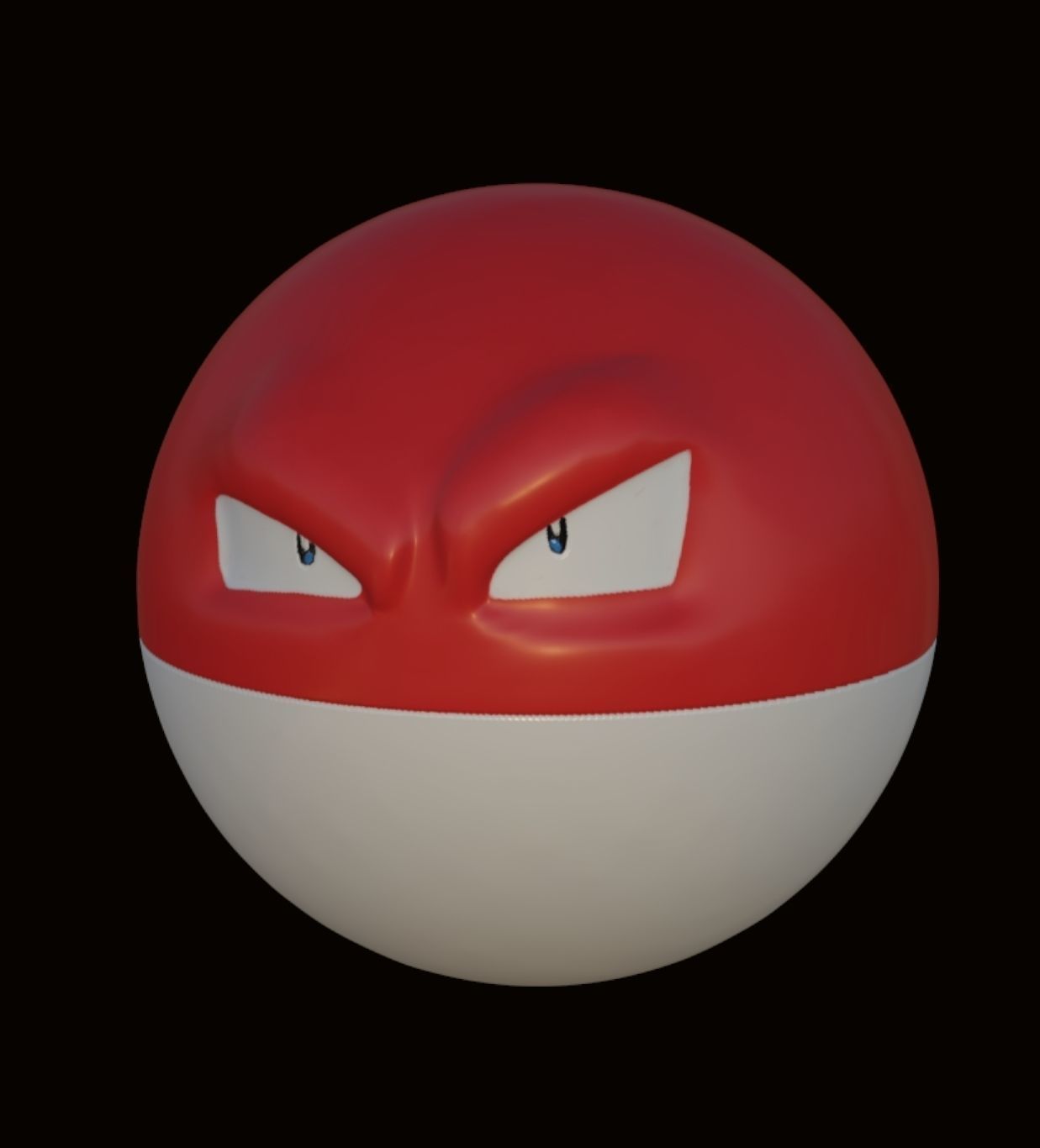 Voltorb and Voltorb Hisuian pokemon high-res 3D model 3D printable ...