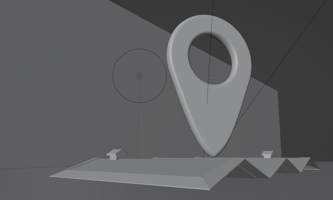 Map pin GPS 3D model 3D model | CGTrader