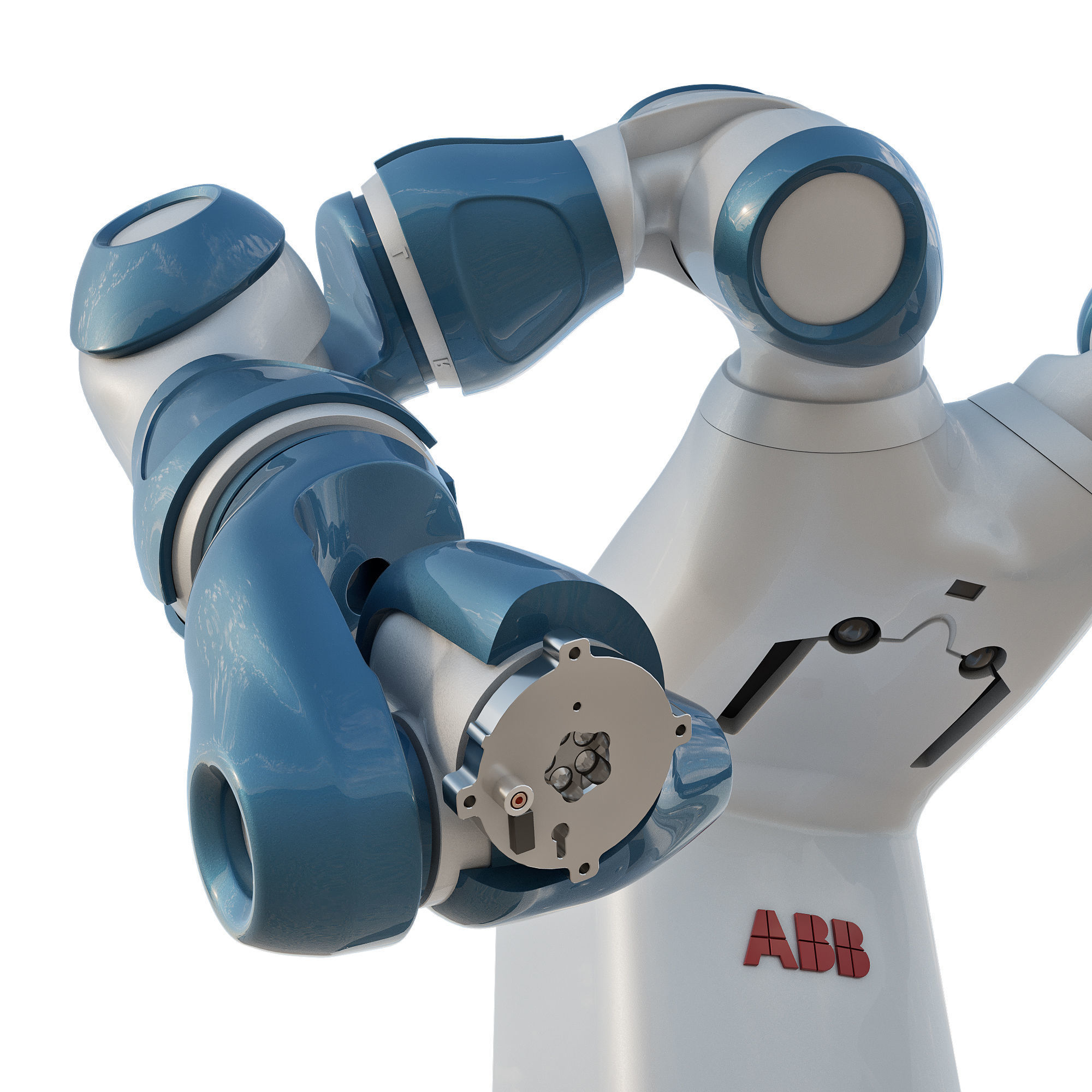 Robot Manipulator ABB Dual-arm YuMi IRB 14000 3D model animated | CGTrader