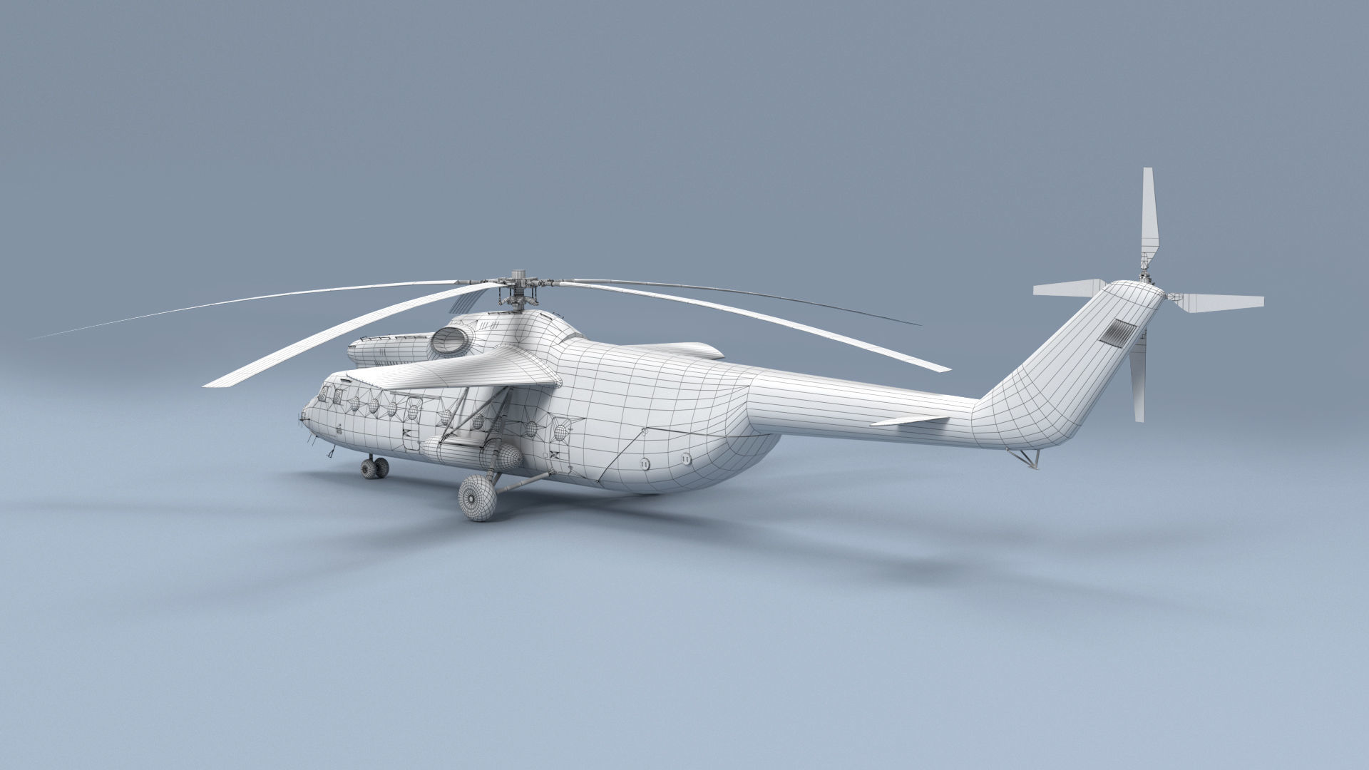 3D model Mil Mi-6 Hook VR / AR / low-poly | CGTrader