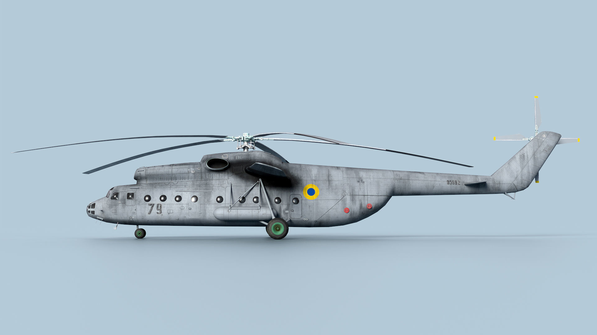 3D model Mil Mi-6 Hook VR / AR / low-poly | CGTrader
