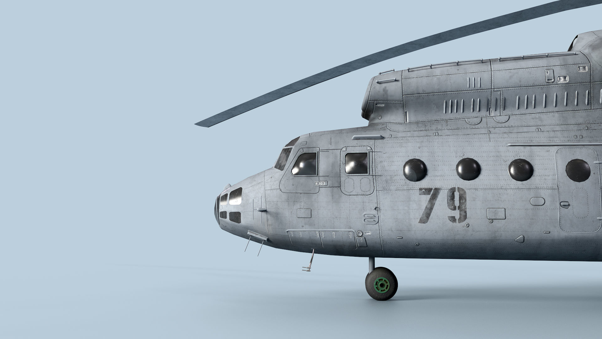 3D model Mil Mi-6 Hook VR / AR / low-poly | CGTrader