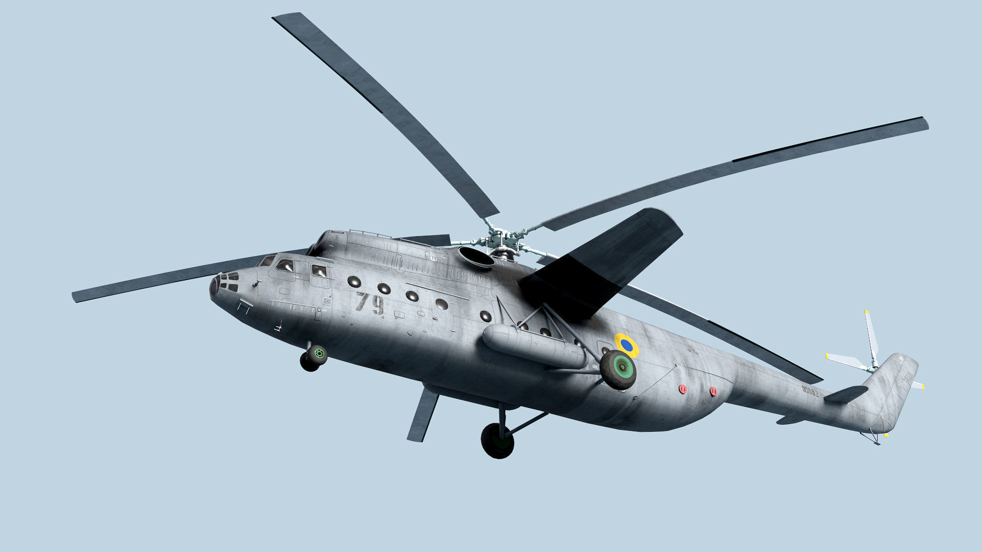 3D model Mil Mi-6 Hook VR / AR / low-poly | CGTrader