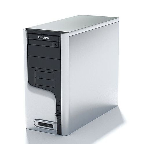 Philips Brand Desktop Computer 3D Model - CGTrader.com