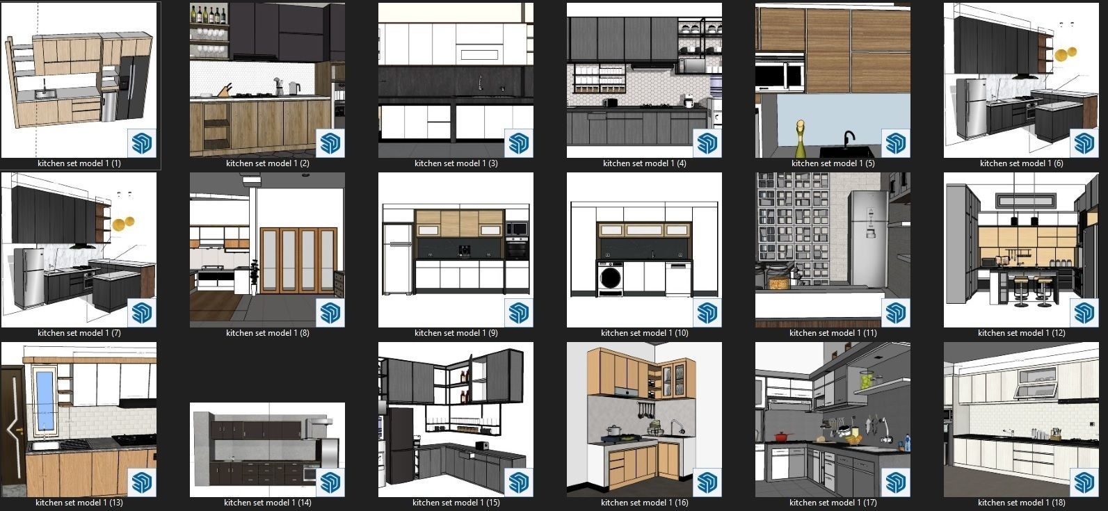 modeling kitchen 3D model | CGTrader