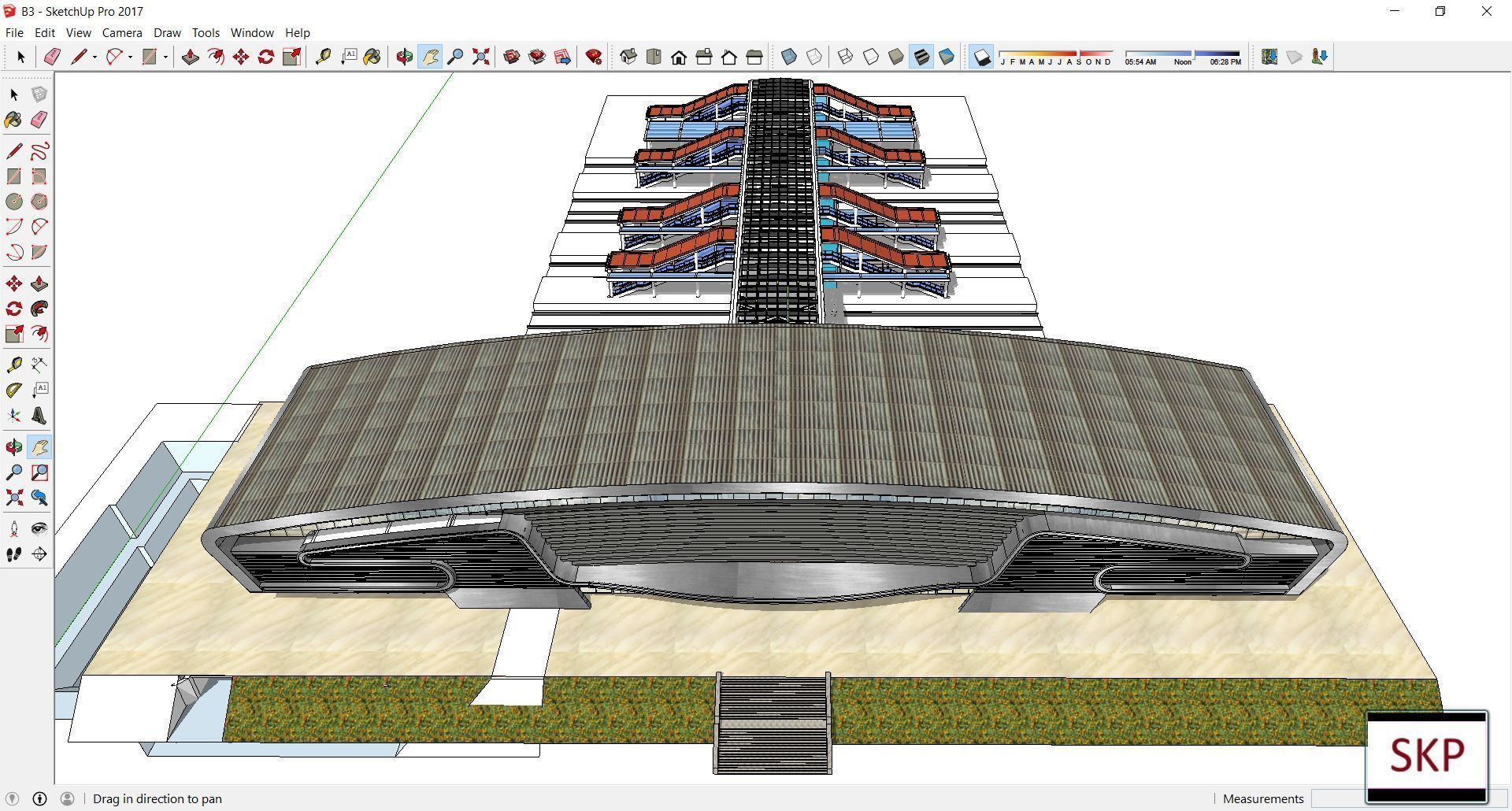 Sketchup Terminal B3 3D model | CGTrader