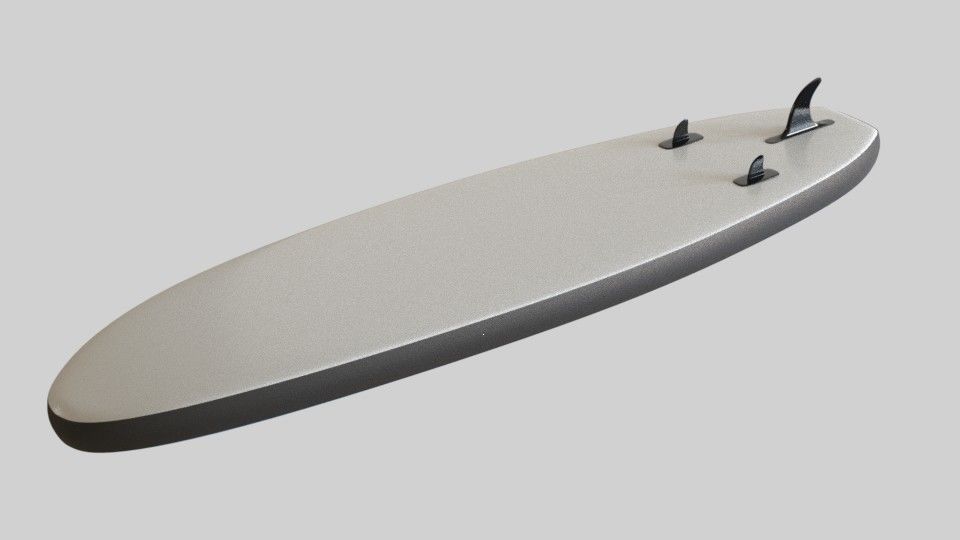 Paddleboard stand up paddle board 3D model | CGTrader