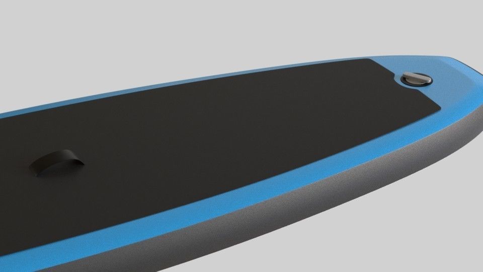 Paddleboard stand up paddle board 3D model | CGTrader