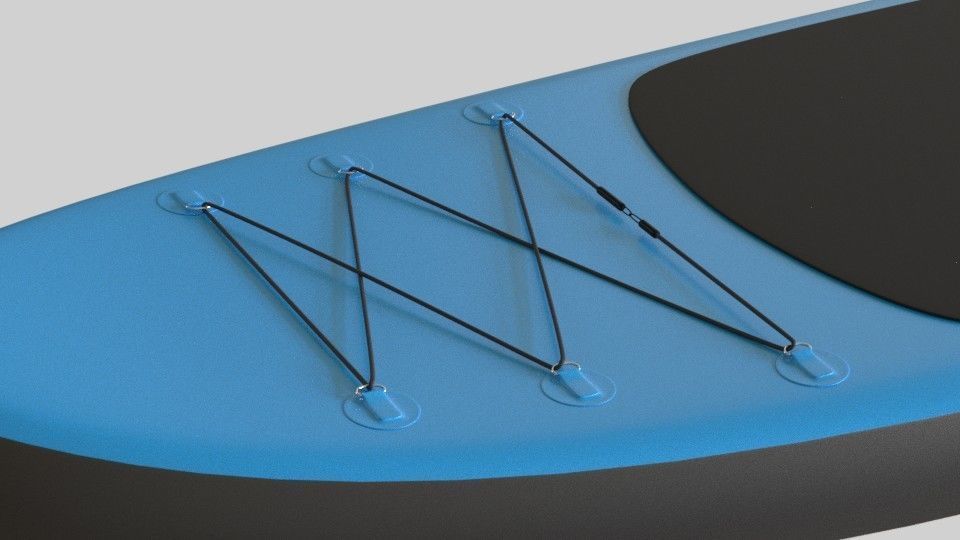 Paddleboard stand up paddle board 3D model | CGTrader