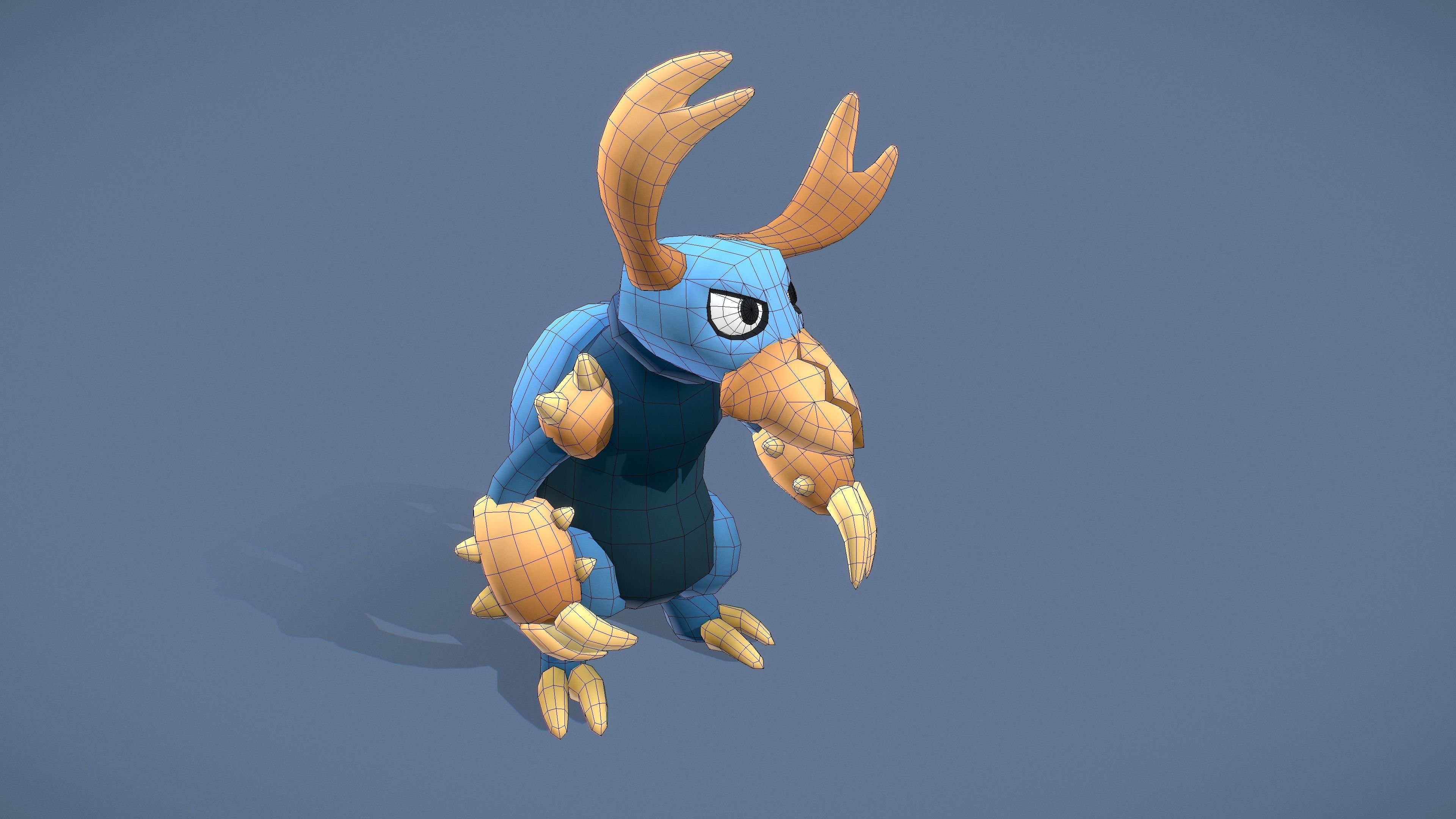 3D model Cartoon Characters - Evolution Pincerdeer Warriors VR / AR ...