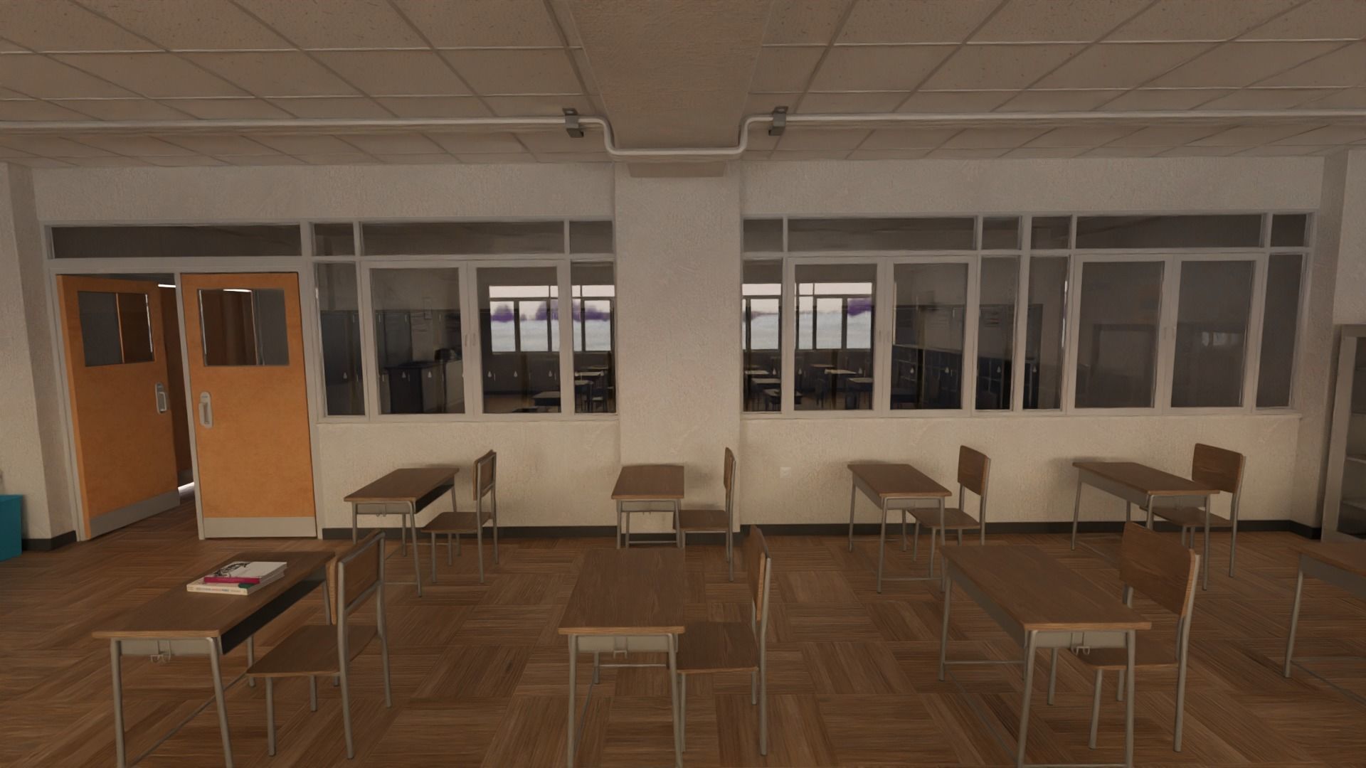 School Classroom 3D model | CGTrader