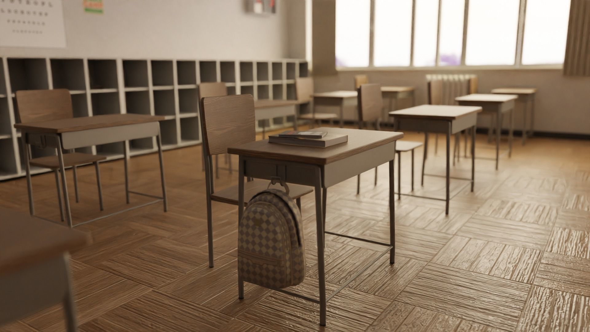 School Classroom 3D model | CGTrader