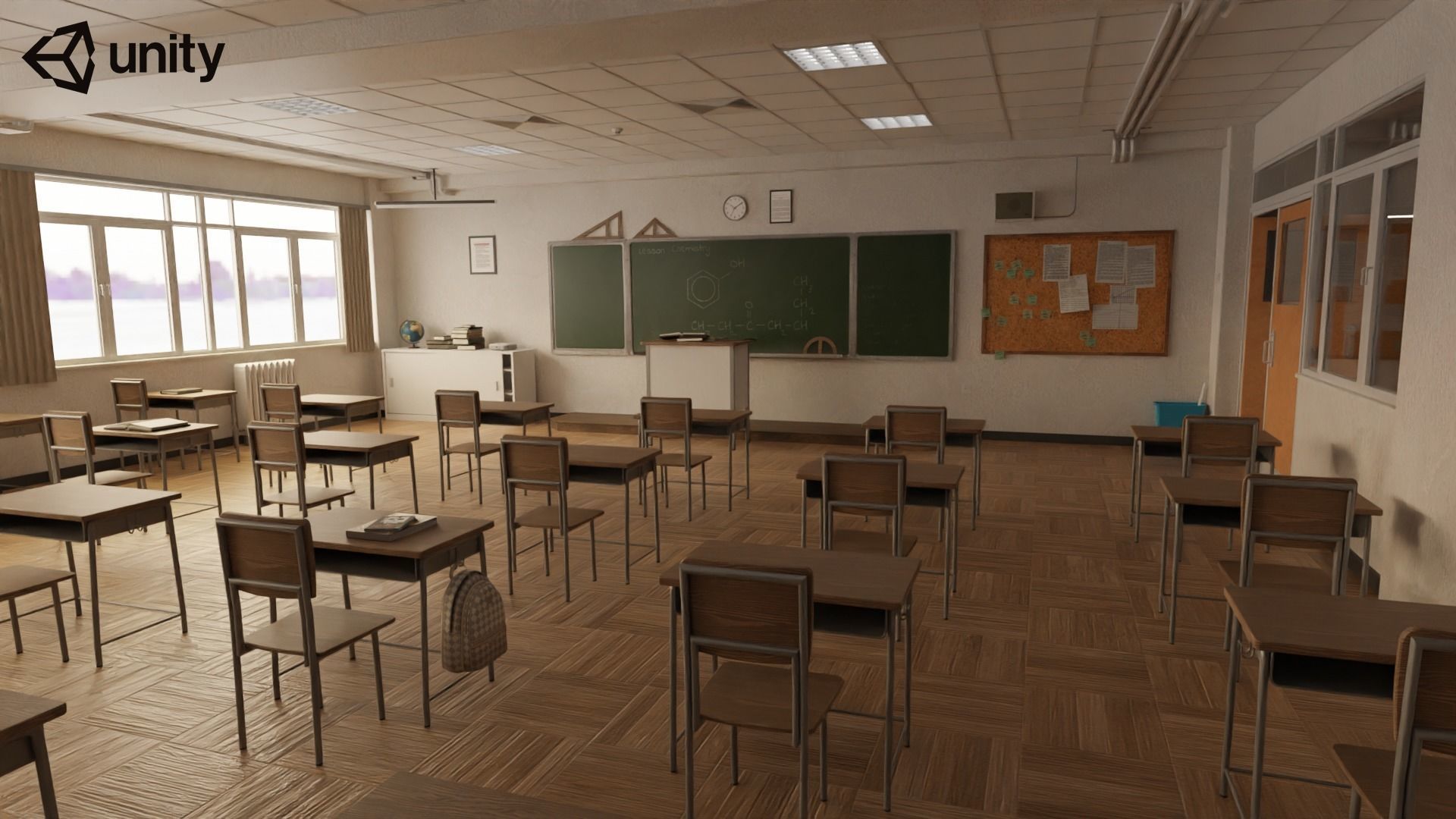 School Classroom 3D model | CGTrader