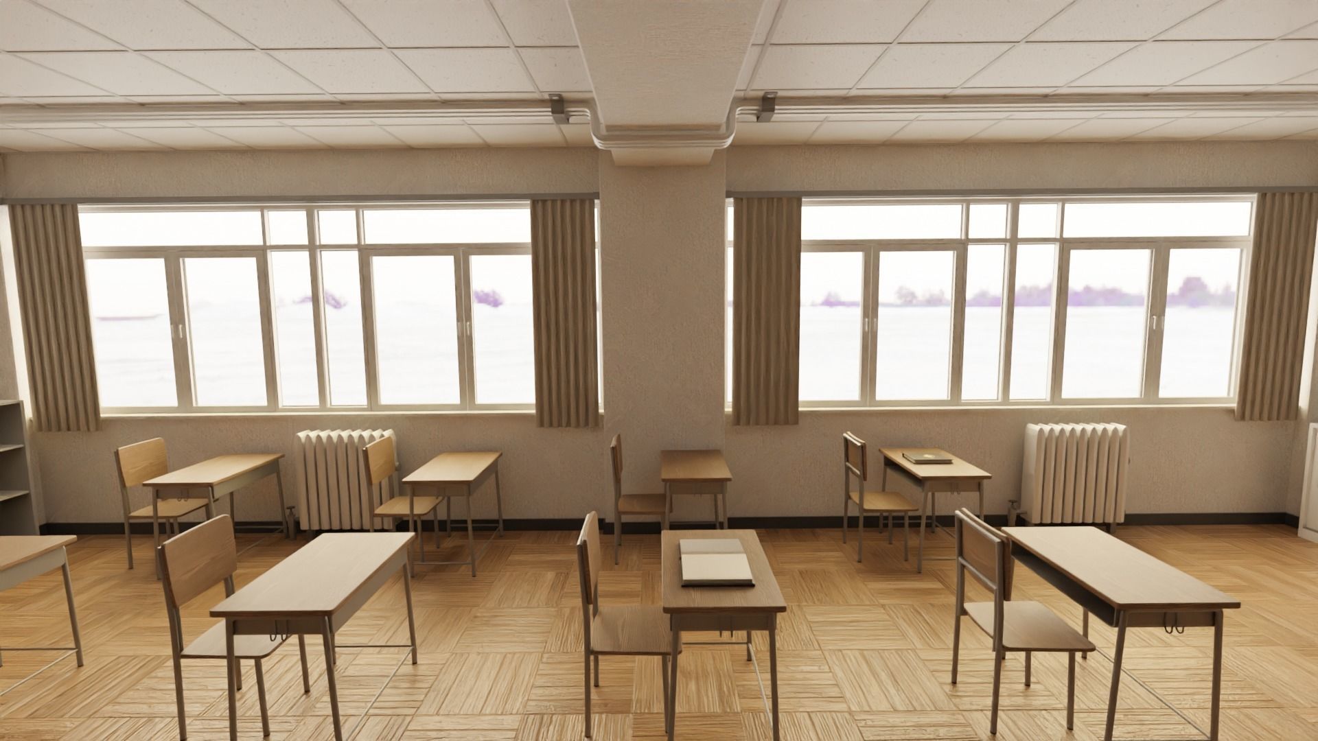 School Classroom 3D model | CGTrader