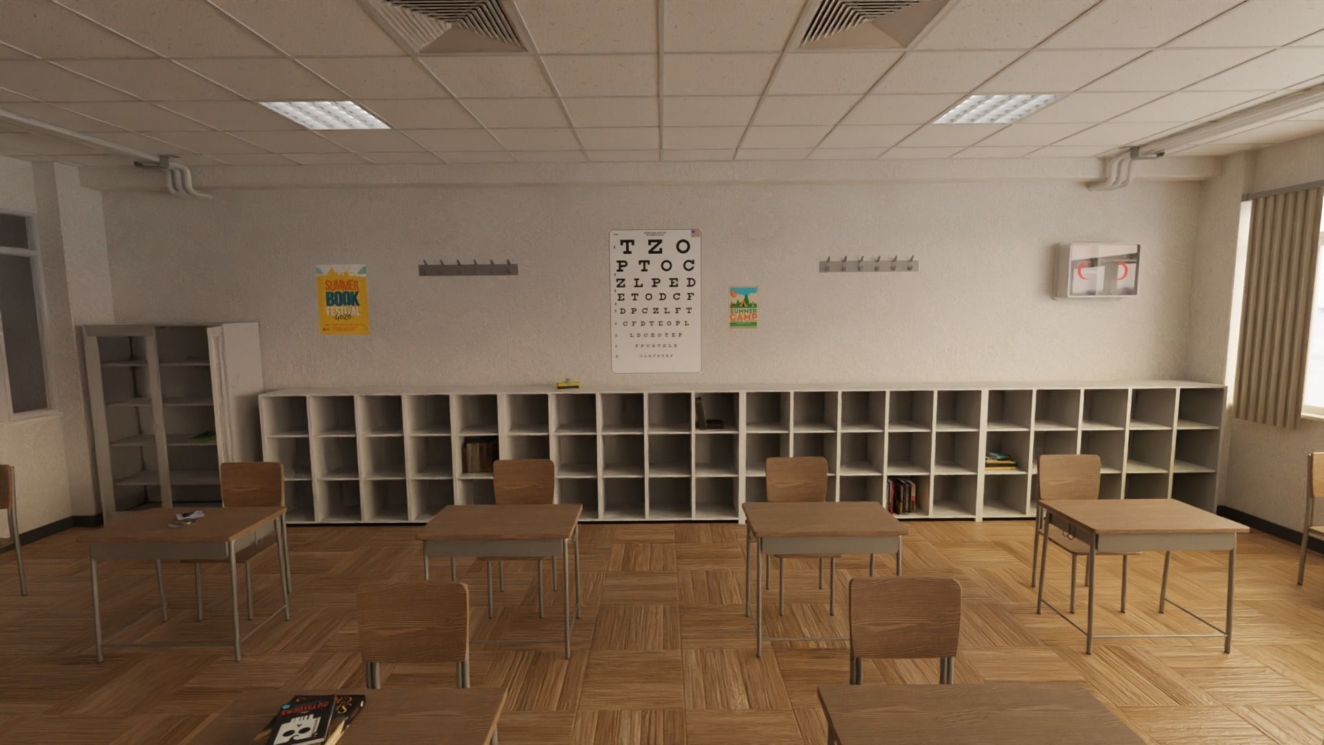 School Classroom 3D model | CGTrader