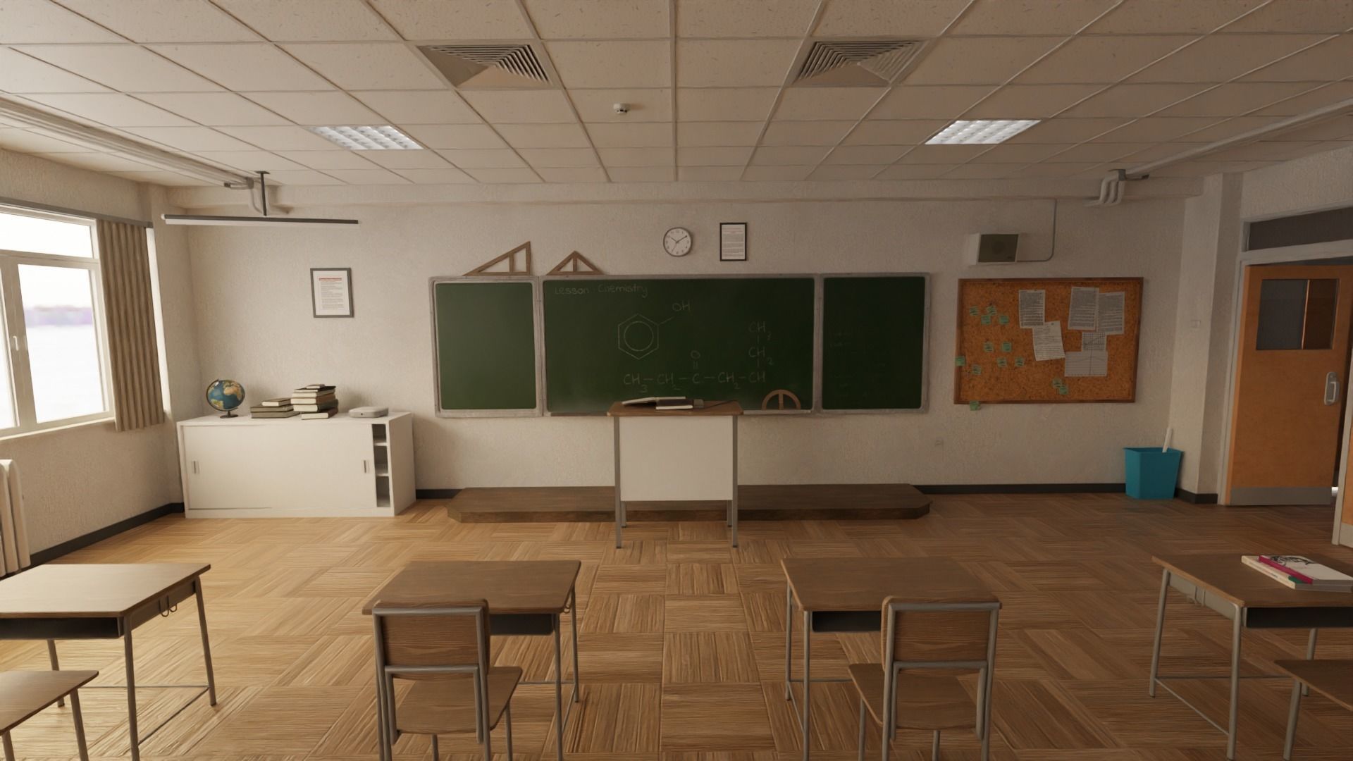 School Classroom 3D model | CGTrader