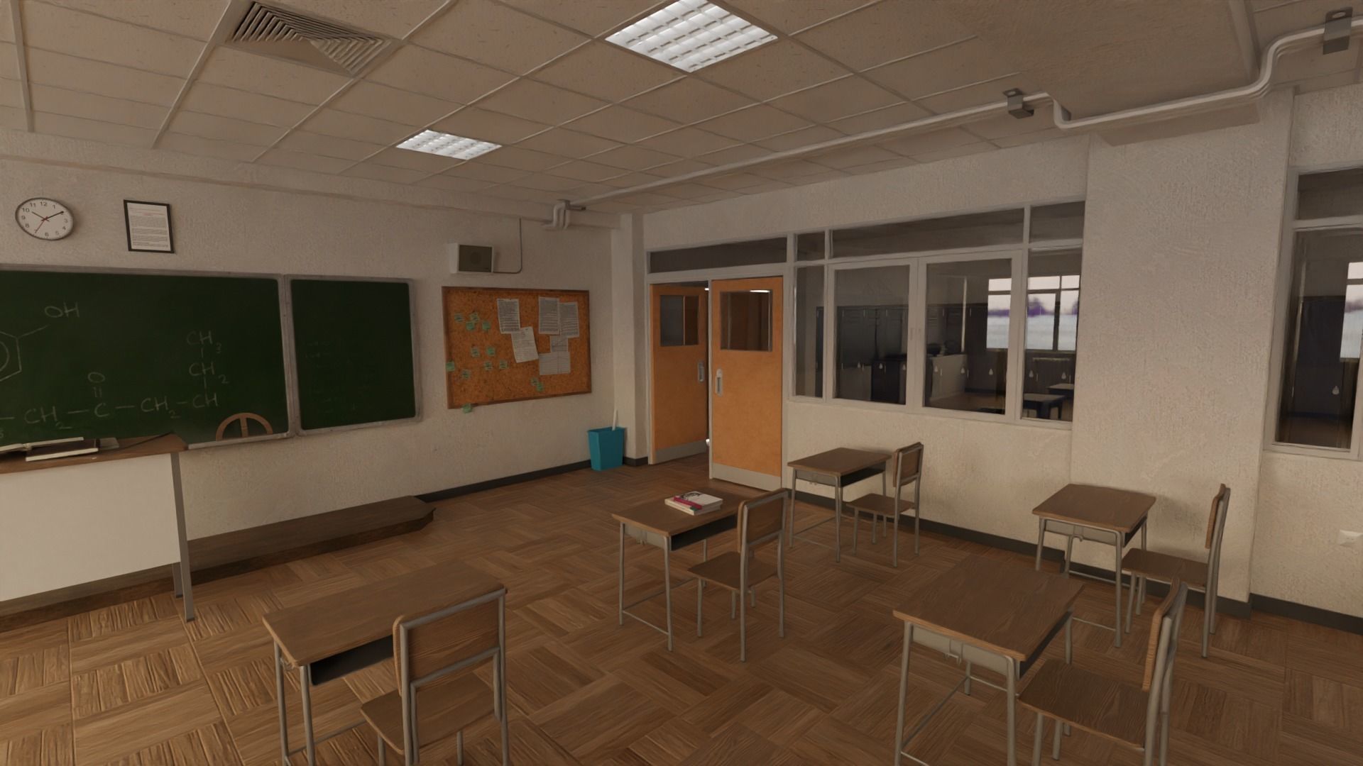 School Classroom 3D model | CGTrader