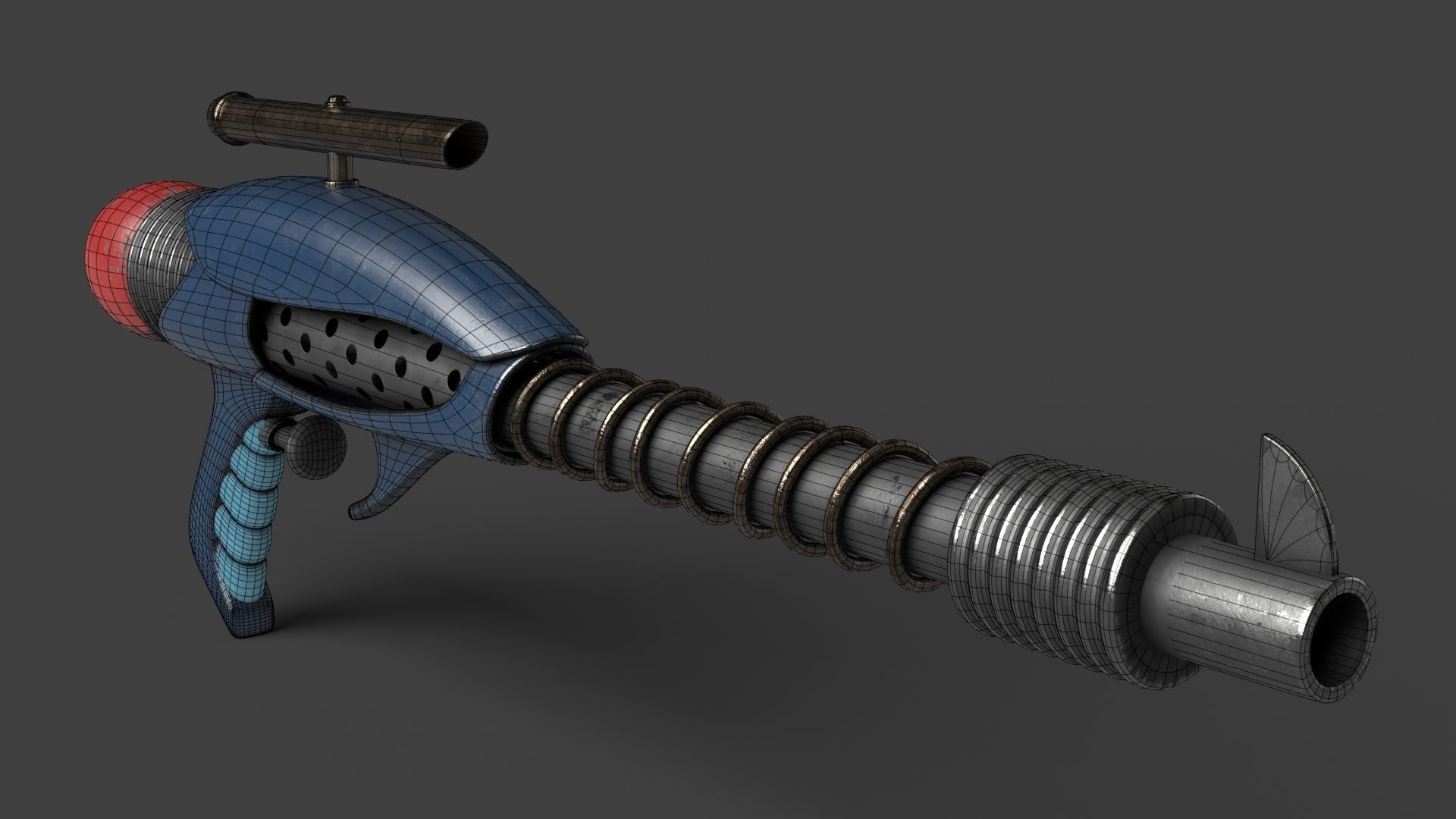 3D model Fantasy Gun 02 VR / AR / low-poly | CGTrader