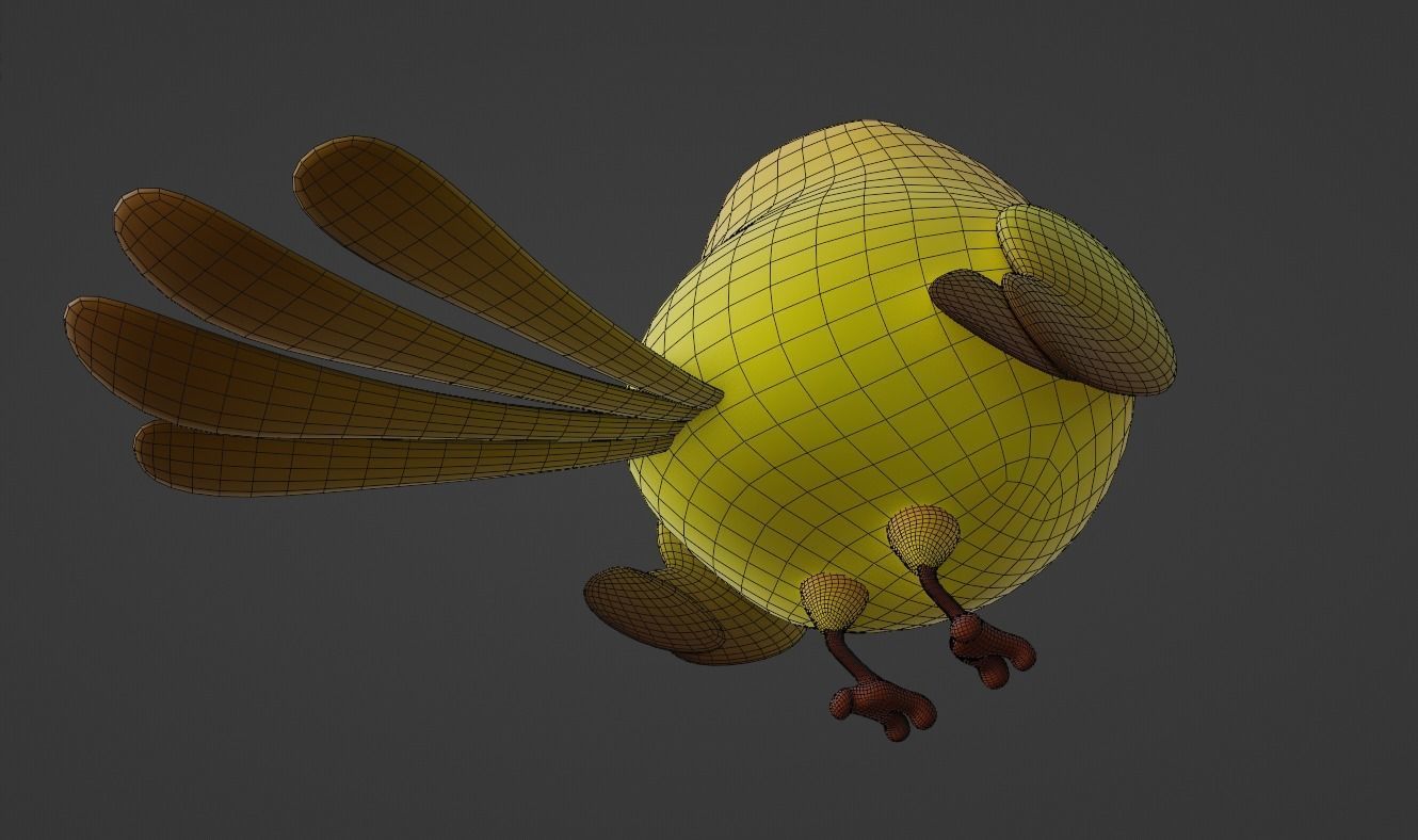 Cartoon Canary 3D model | CGTrader