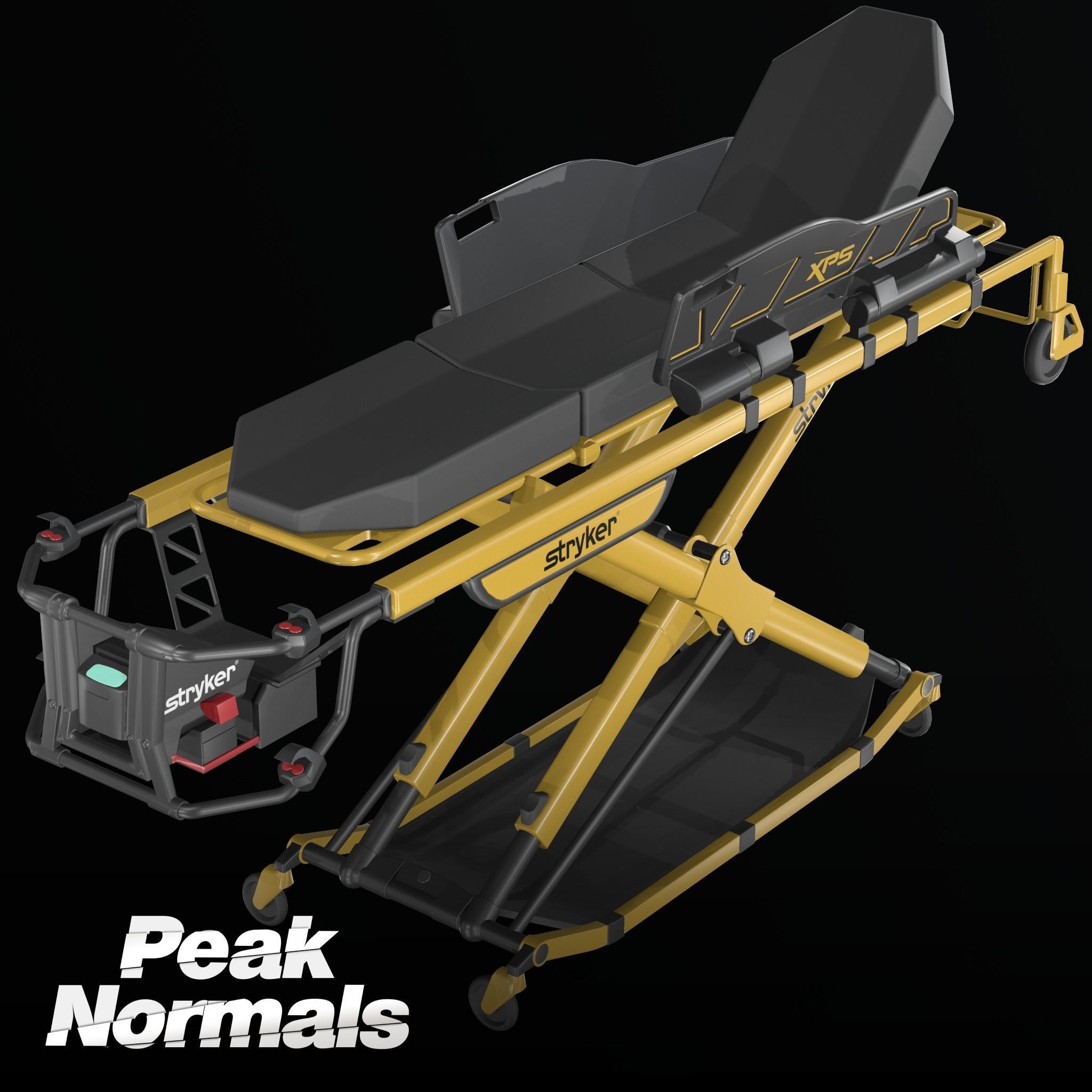 3D model Stryker Power Pro XT and Power Load VR / AR / low-poly | CGTrader