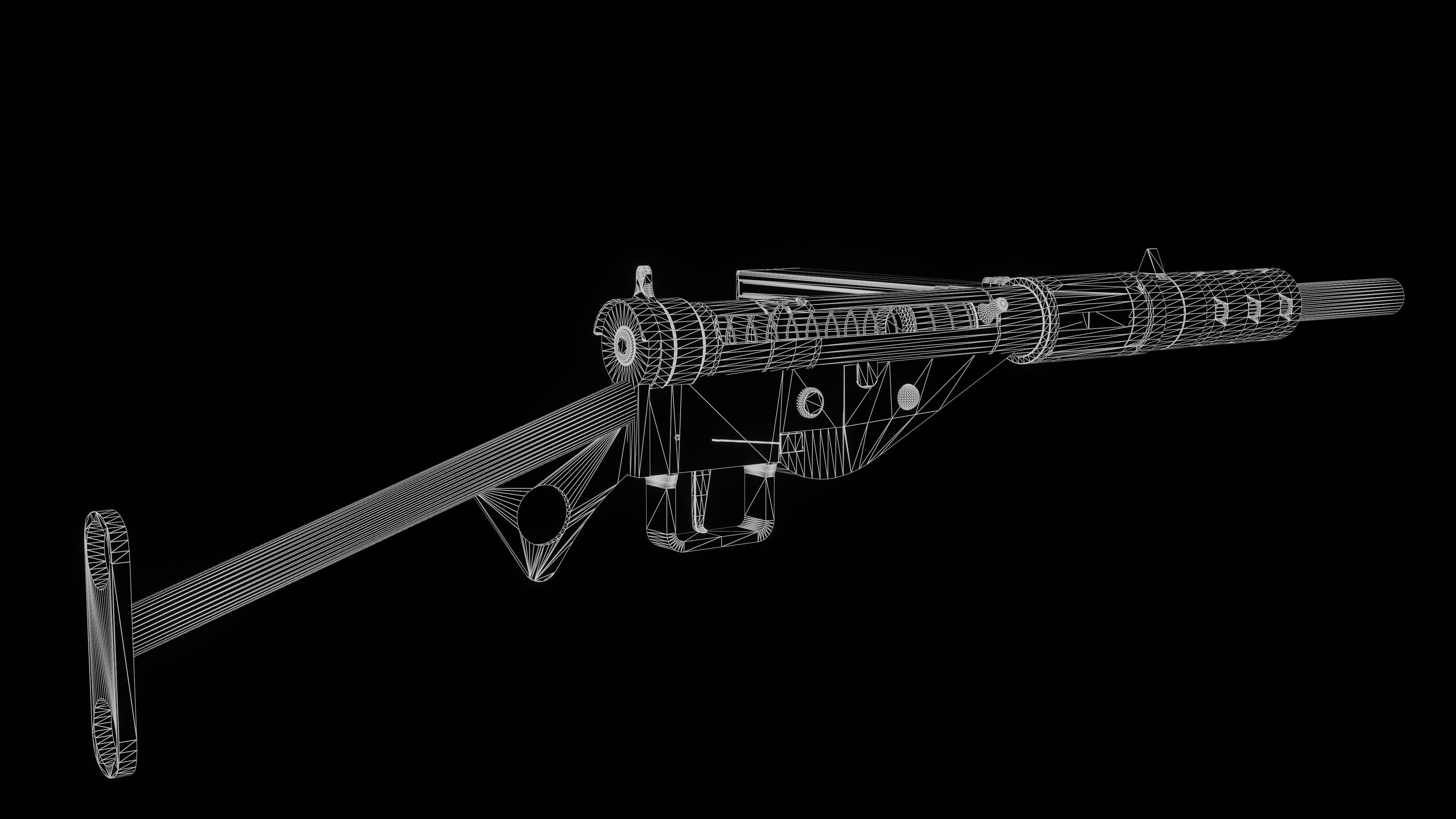 Sten MKII free VR / AR / low-poly 3D model | CGTrader