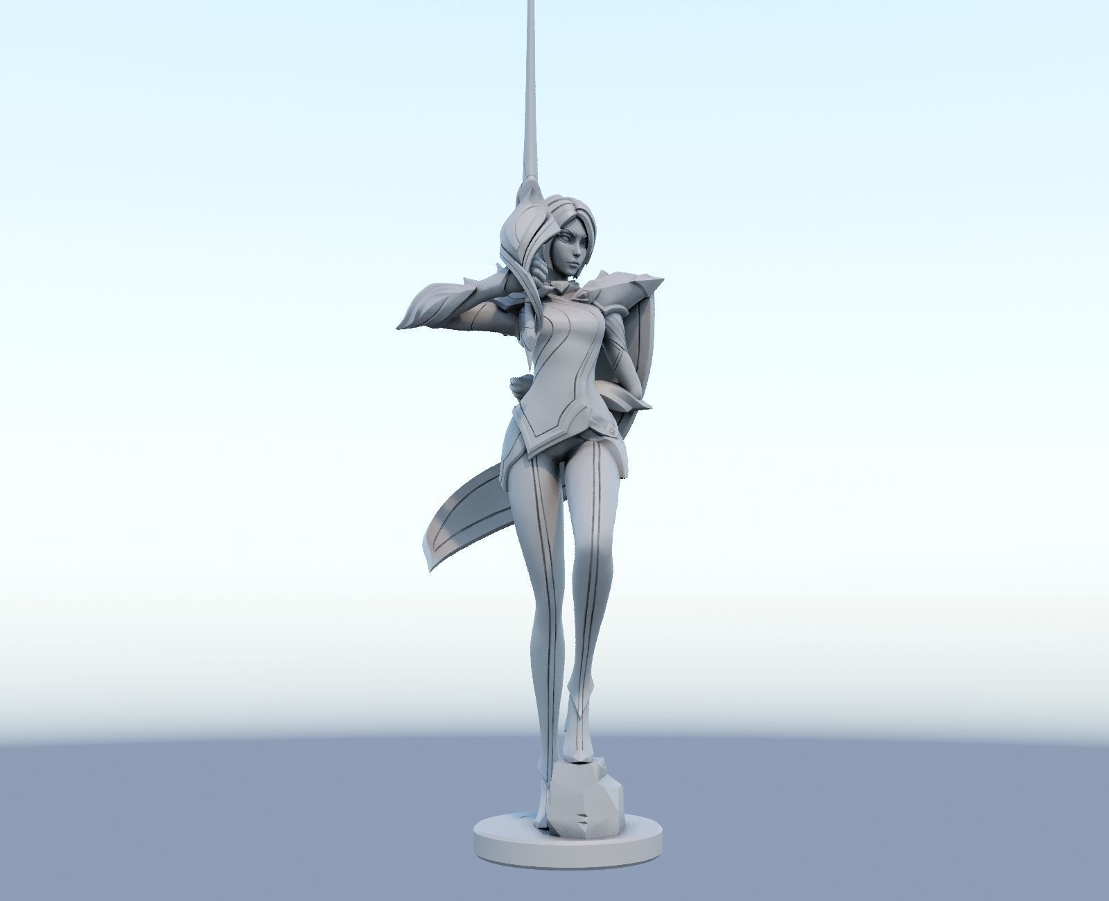 fiora 3D Print Model from League of Legends 3D model 3D printable ...