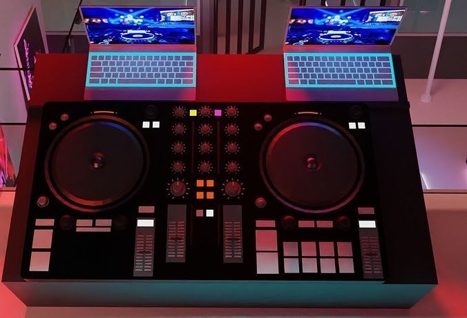 DJ Set controller - controller 3D model | CGTrader