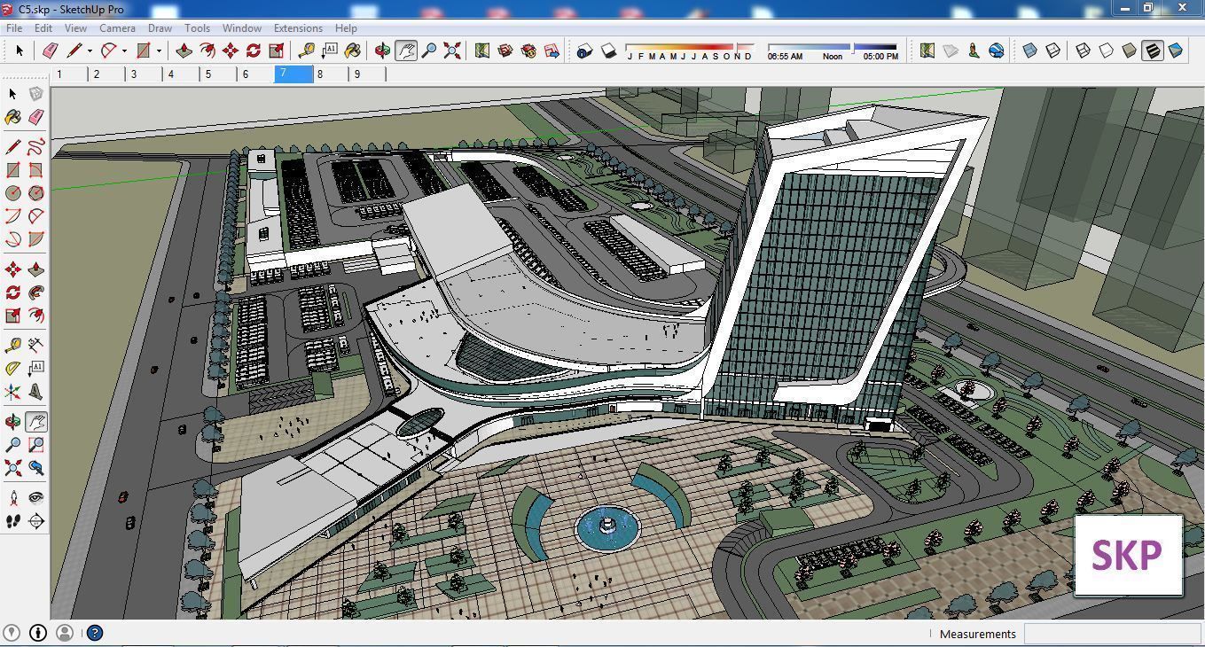 Sketchup Terminal C5 3D model | CGTrader