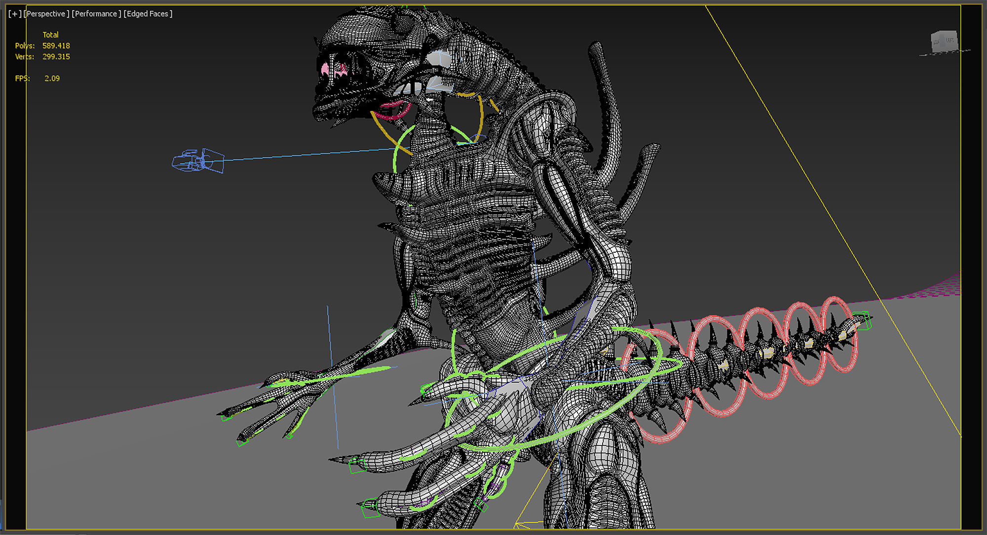3D model Alien Xenomorph VR / AR / low-poly | CGTrader