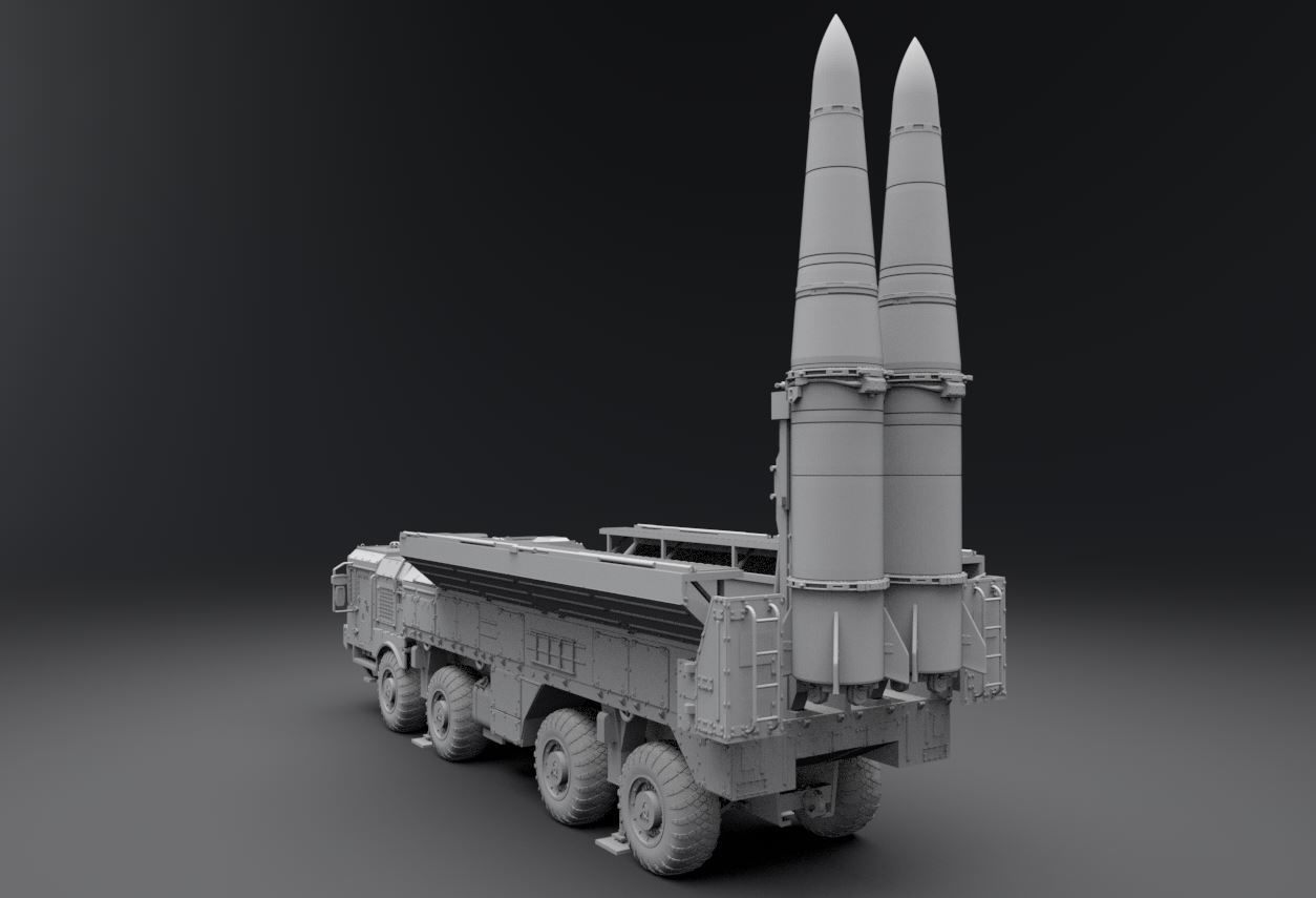 Iskander 9k720 Scale model 3D model 3D printable | CGTrader