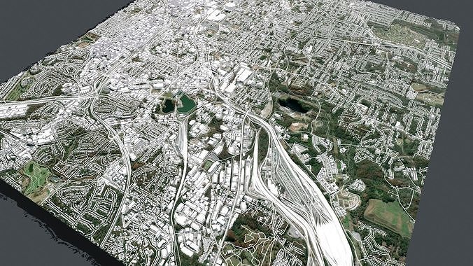 Cityscape Atlanta Georgia USA 3D model | CGTrader