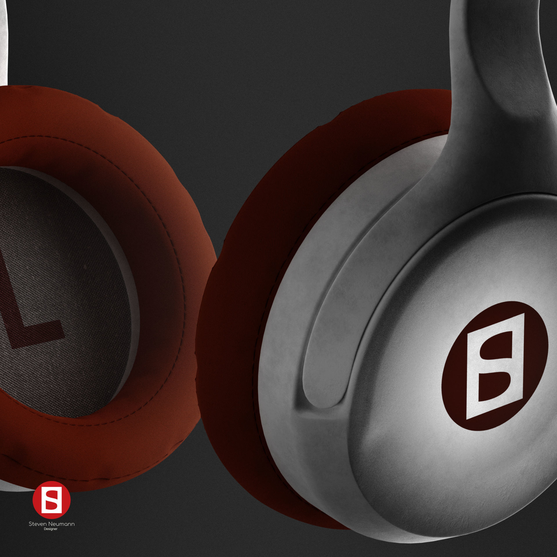 simple Modern Headphones free 3D model | CGTrader