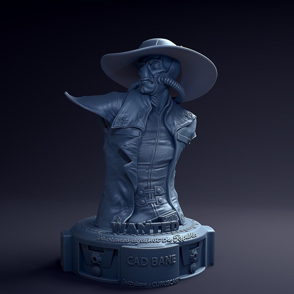 CAD bane BUST stl 3D model 3D printable | CGTrader