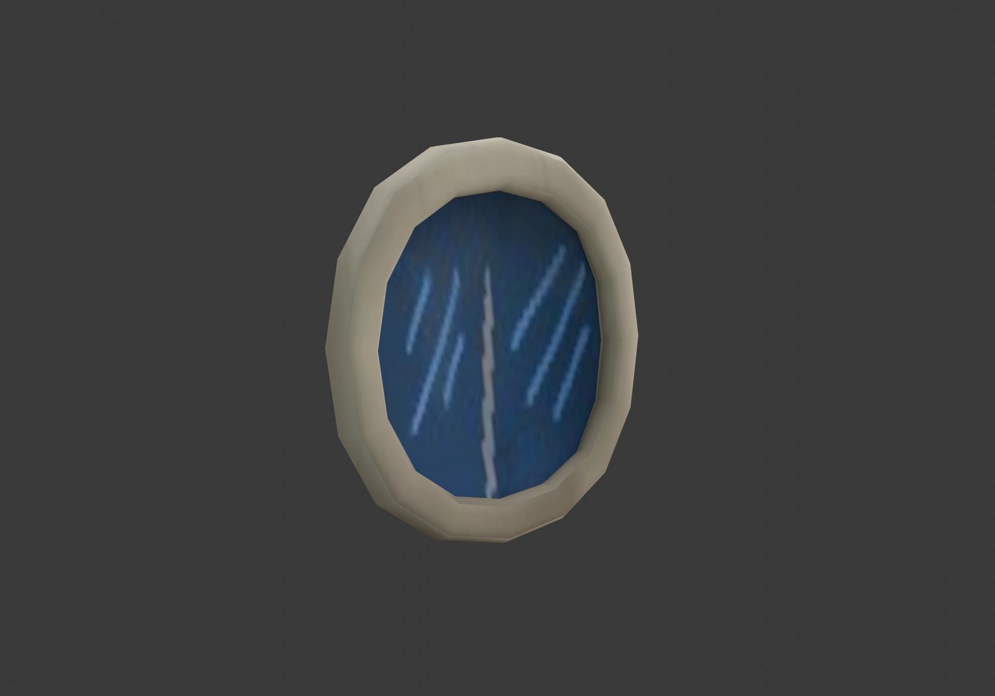 3D model round small window VR / AR / low-poly | CGTrader