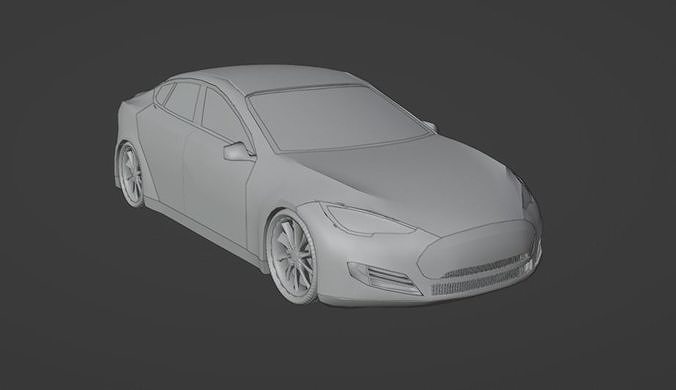3d Model of Tesla model 3 3D model 3D printable | CGTrader