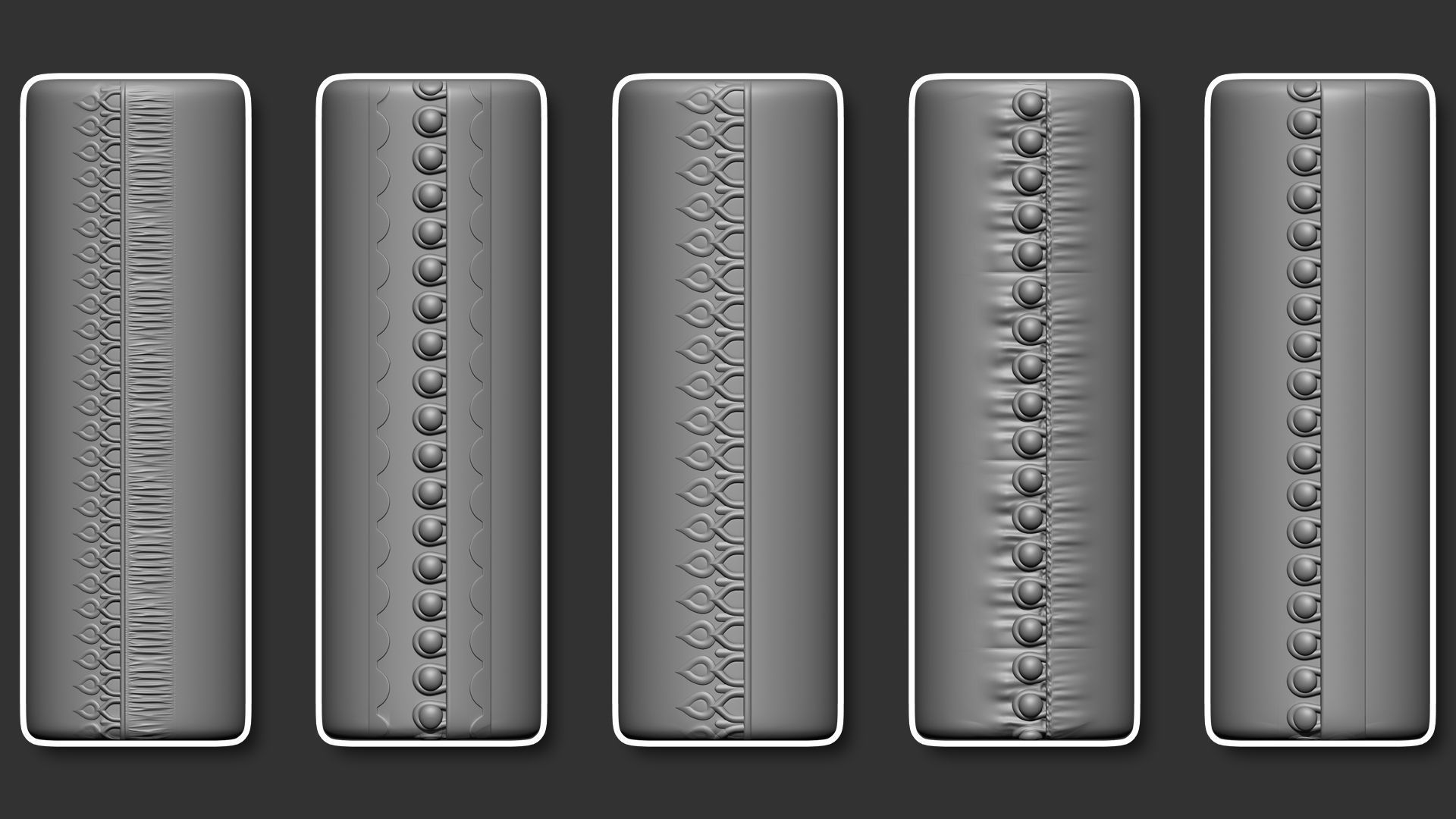 40 Cloth Details Decorative Clothes Alpha Vol03 Video Tutorial 3D model ...