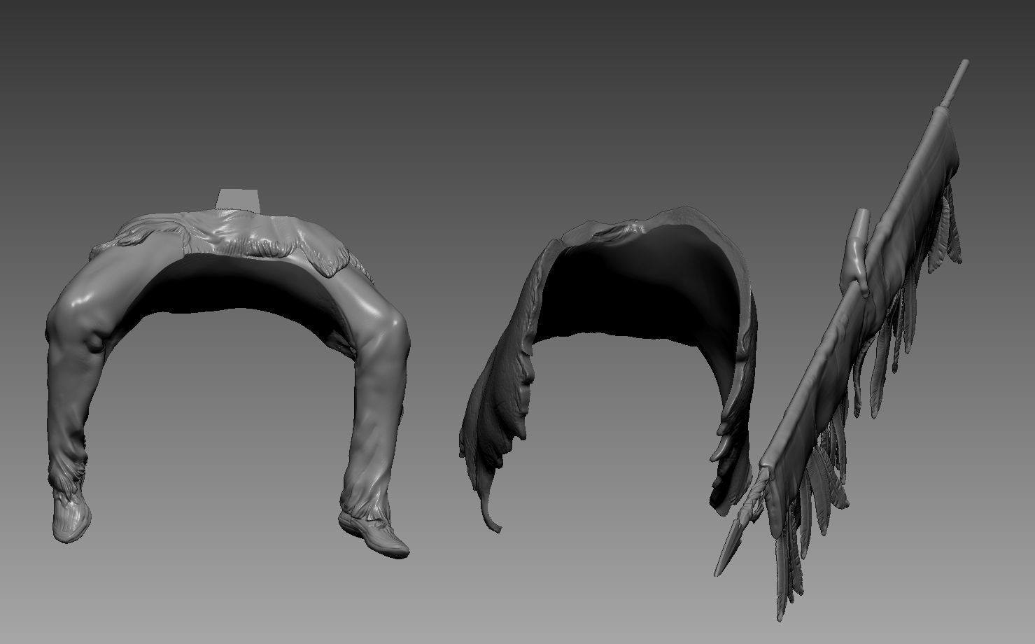 Cheyenne Warrior 3D model 3D printable | CGTrader