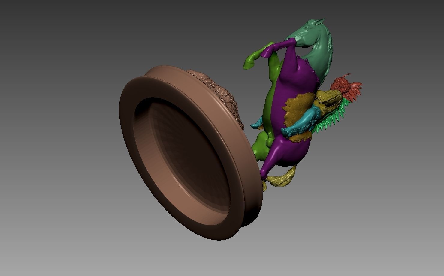 Cheyenne Warrior 3D model 3D printable | CGTrader