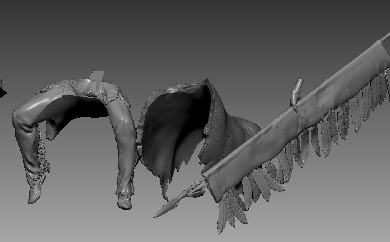 Cheyenne Warrior 3D model 3D printable | CGTrader