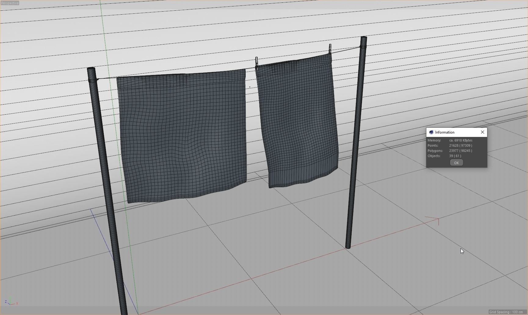 Clothes hanging free 3D model | CGTrader