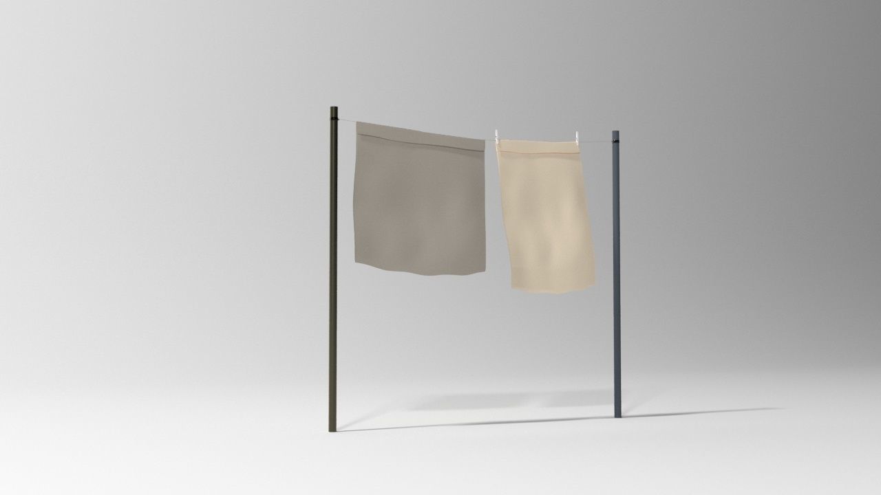 Clothes hanging free 3D model | CGTrader