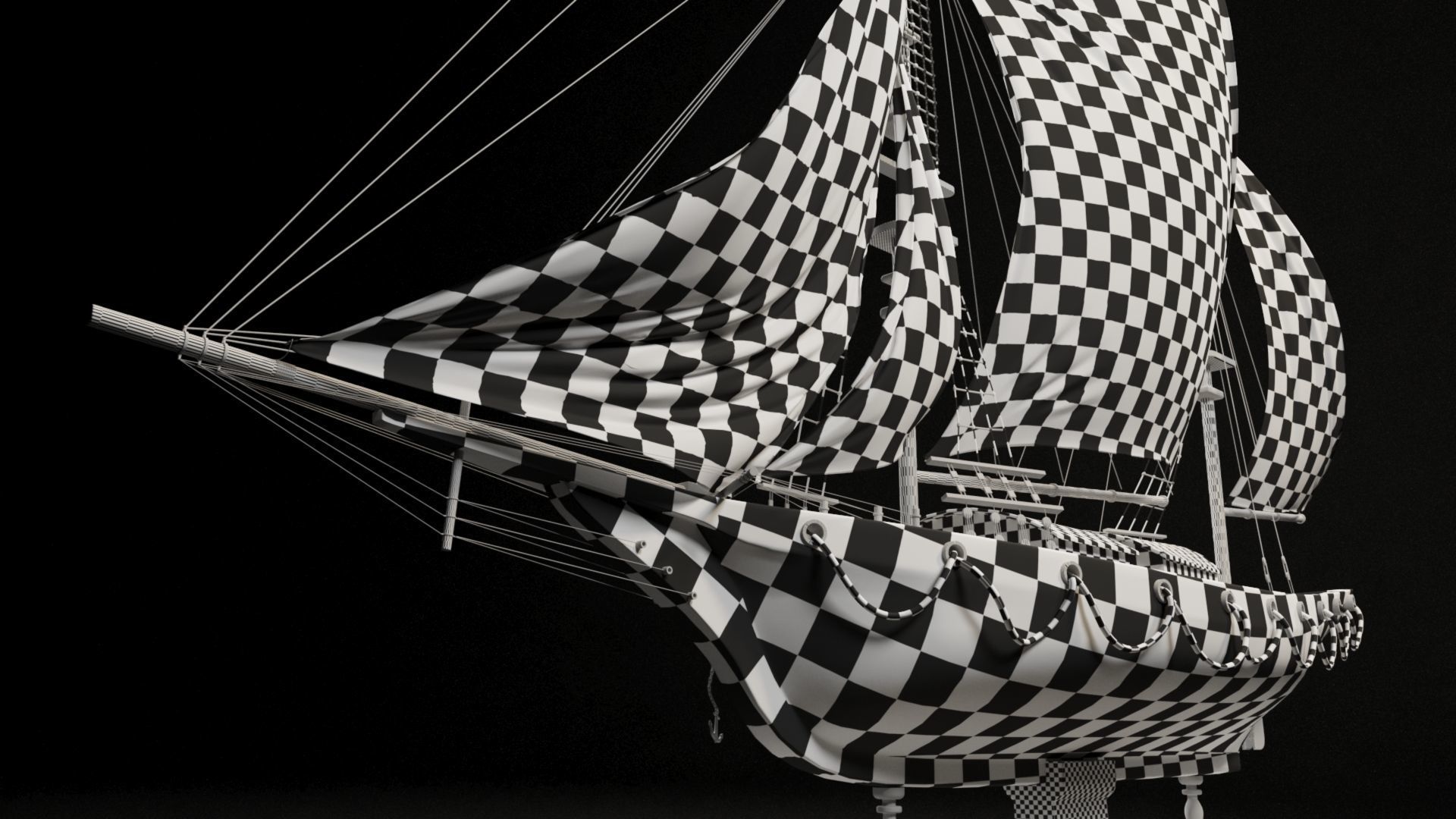 Spray ship 1892 3D model | CGTrader