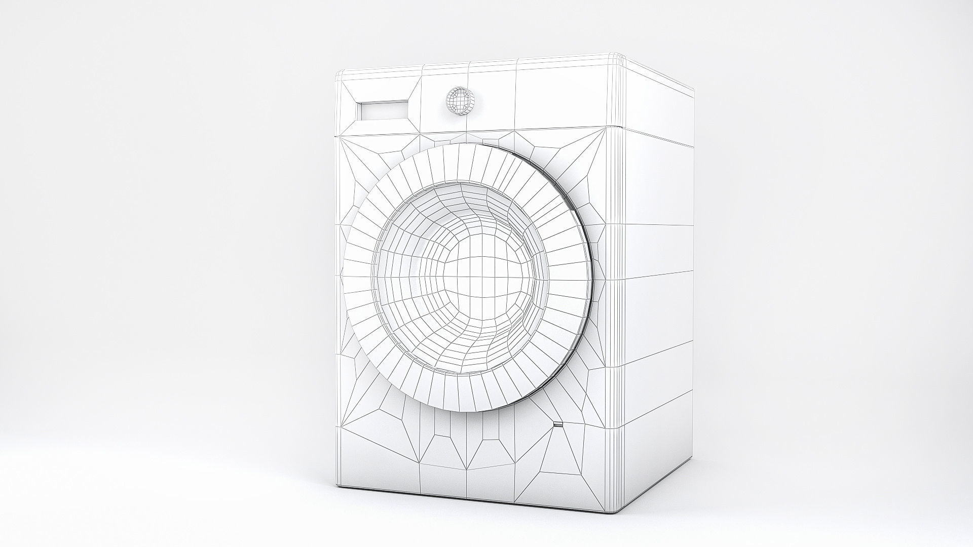 3D model Washing Machine lowpoly VR / AR / low-poly | CGTrader