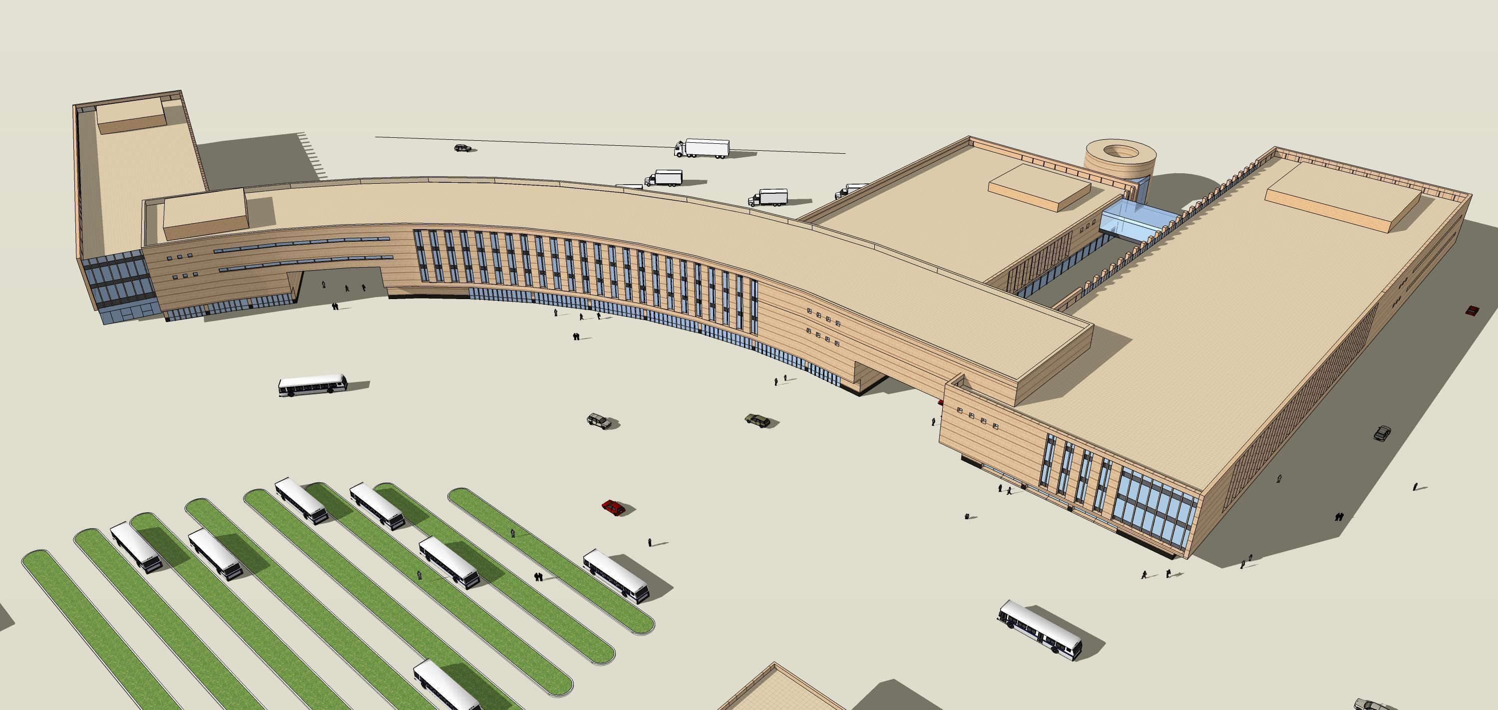 Sketchup Terminal C8 3D model | CGTrader